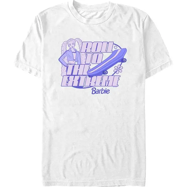 BARBIE Tori Roll To The Extreme Short Sleeve Graphic T-shirt - White