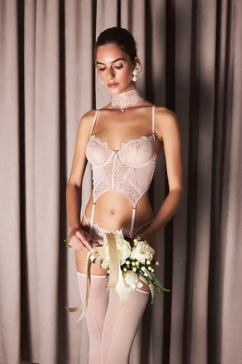 HOUSE OF SILK Daphne Garter Corset
