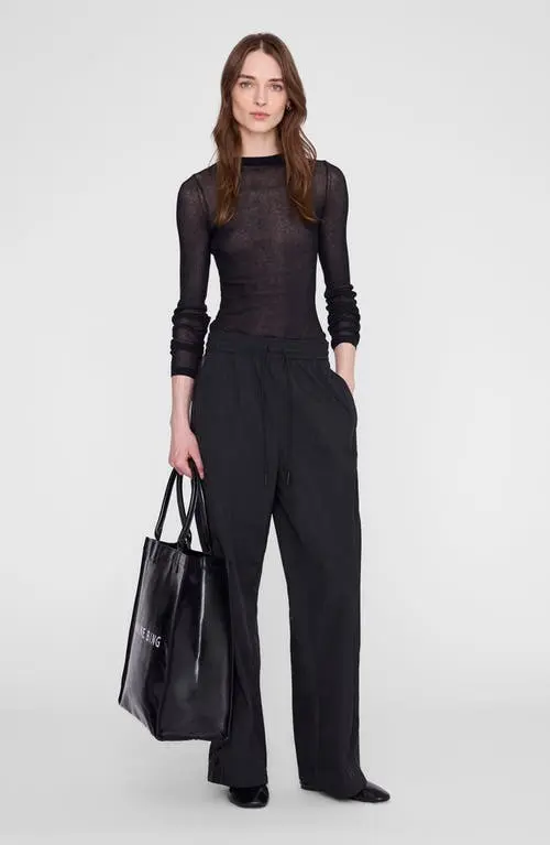 ANINE BING Maha Pant - Black