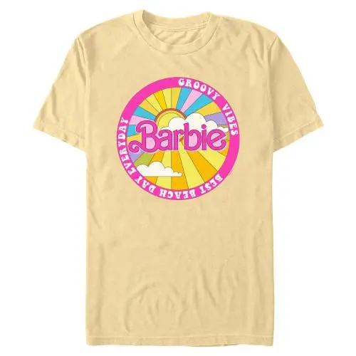BARBIE Groovy Beach Day Vibes Short Sleeve Graphic T-shirt