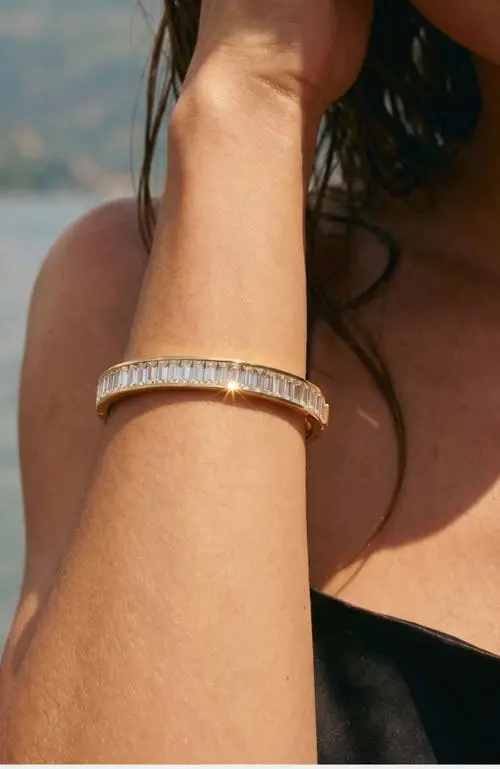 Stella & Dot Channel Set Cuff Bracelet