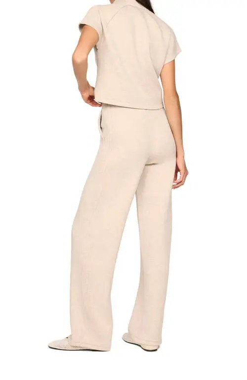 Spanx Pintuck Half Zip Jumpsuit