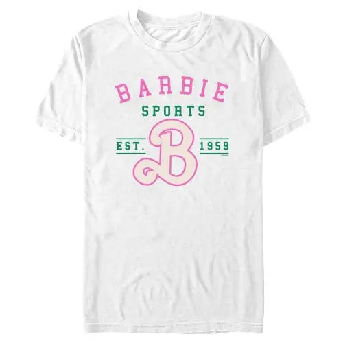 BARBIE Sports 1959 Logo Short Sleeve Graphic T-shirt - White