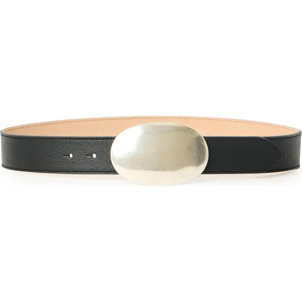 B-low The Belt Myra Leather Belt - Black Silver