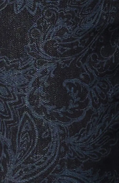 Robert Graham Barnton Paisley Jacquard Straight Leg Jeans