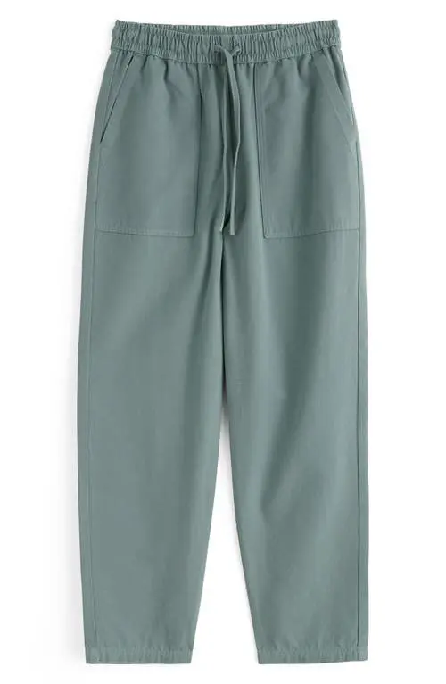 SEASALT CORNWALL Sholl Organic Cotton Crop Trousers - Lichen