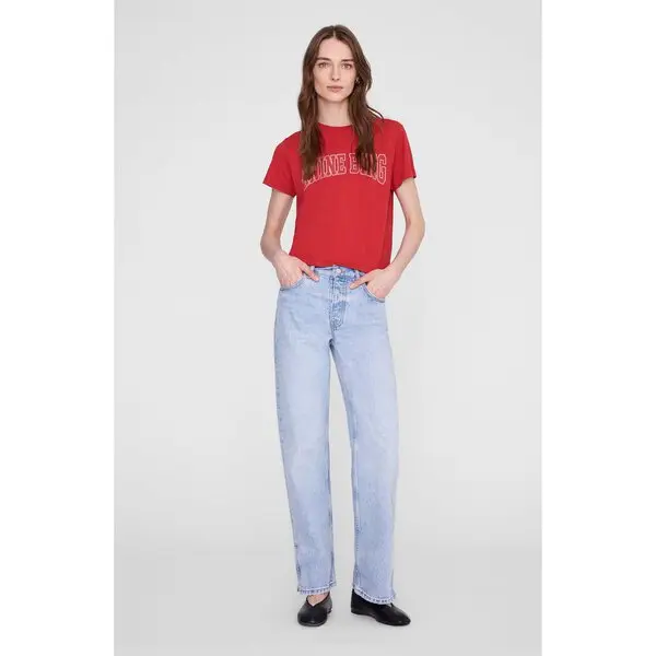 ANINE BING Shelley Tee - Tango Red