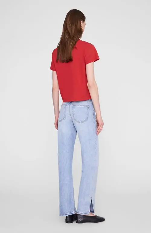 ANINE BING Shelley Tee - Tango Red
