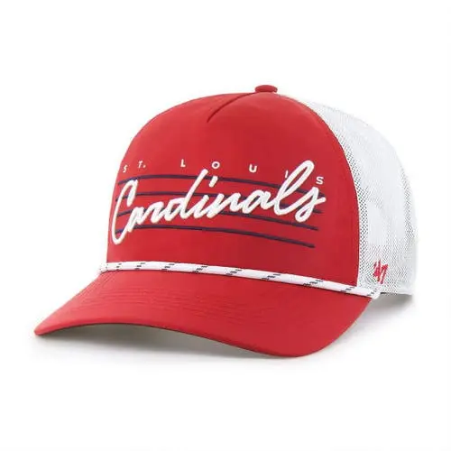 '47 St. Louis Cardinals Brrr Downburst Mesh Hitch Adjustable Hat - Red