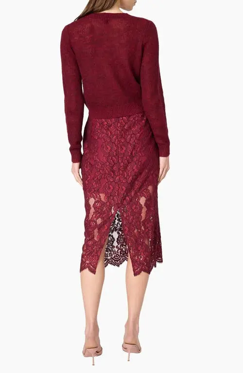 Cami Nyc Osmond Lace Midi Skirt
