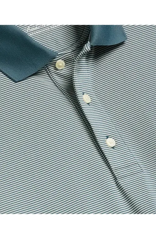 Brooks Brothers Micro Stripe Performance Polo