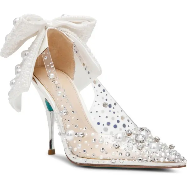 Betsey Johnson Esmy Pointed Toe Pump - Pearl Multi