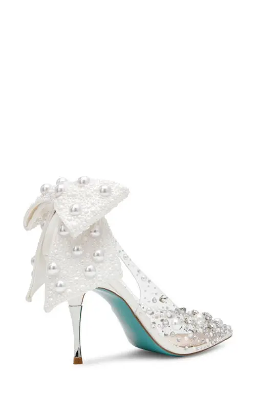 Betsey Johnson Esmy Pointed Toe Pump - Pearl Multi