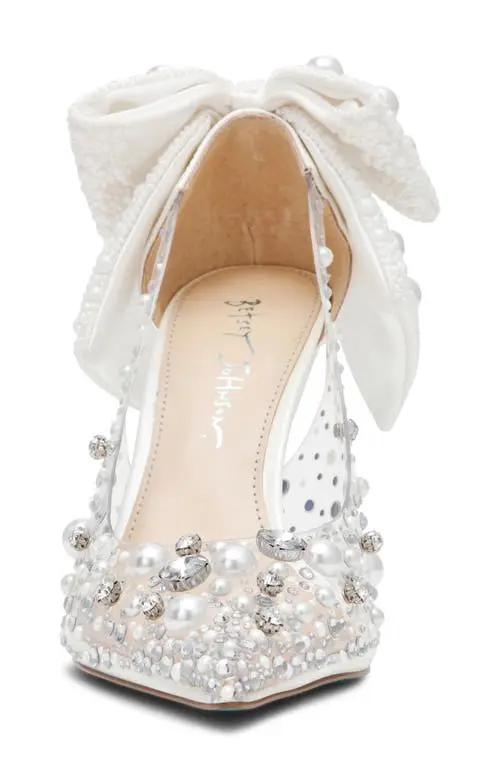 Betsey Johnson Esmy Pointed Toe Pump - Pearl Multi