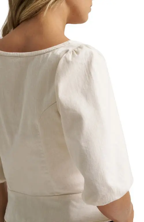 Wrangler Puff Sleeve Corset Top
