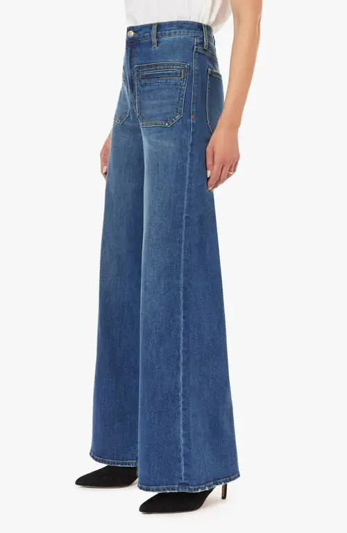 Habitual Emerson Patch Pocket High Waist Relaxed Flare Jeans