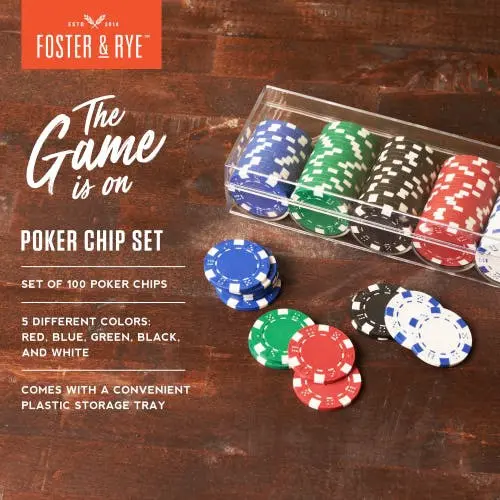 FOSTER & RYE Poker Chip Set