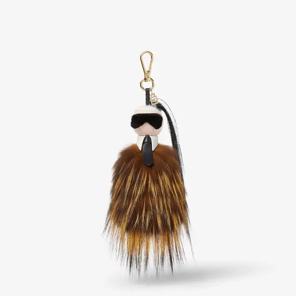 Fendi Karlito Charm - Brown