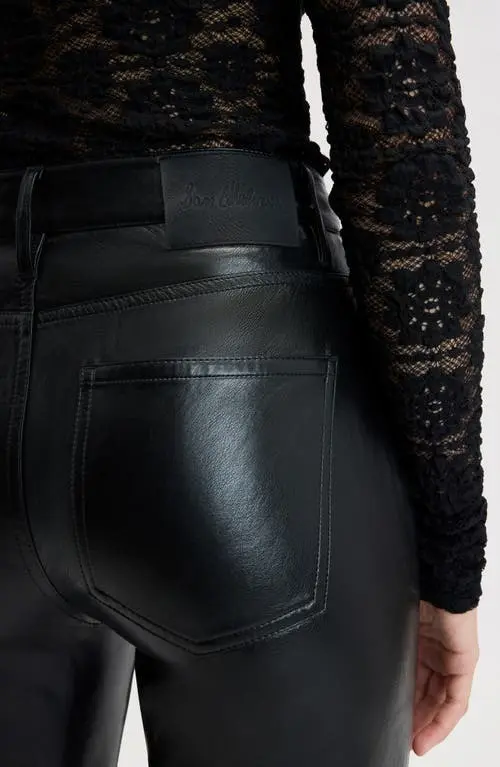 Sam Edelman Beatles Faux Leather Bootcut Pants