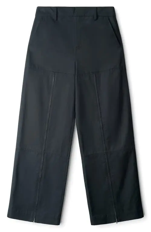 Staud Miller Cotton Wide Leg Pants