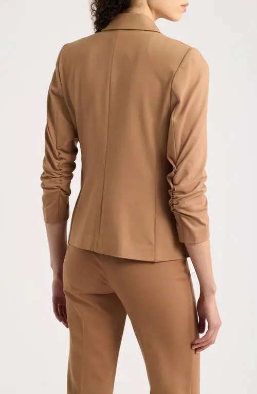Anne Klein Scrunch Sleeve One-button Jacket