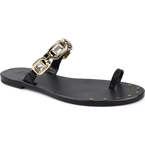 ZIGI Toe Loop Sandal - Black