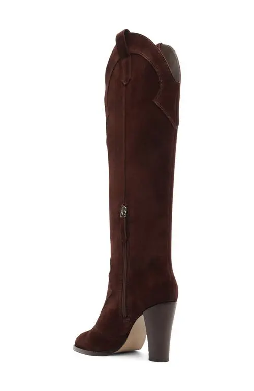Schutz Miller Up Leather Knee High Boot