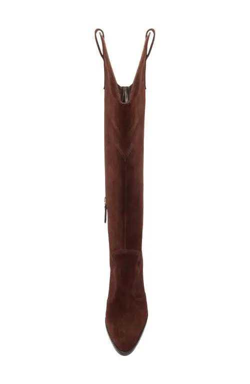Schutz Miller Up Leather Knee High Boot