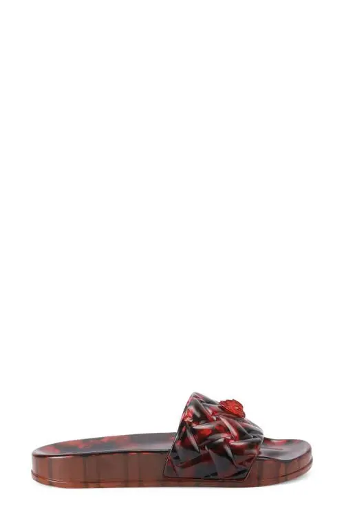 Kurt Geiger Meena Jelly Slide Sandal - Open Brown
