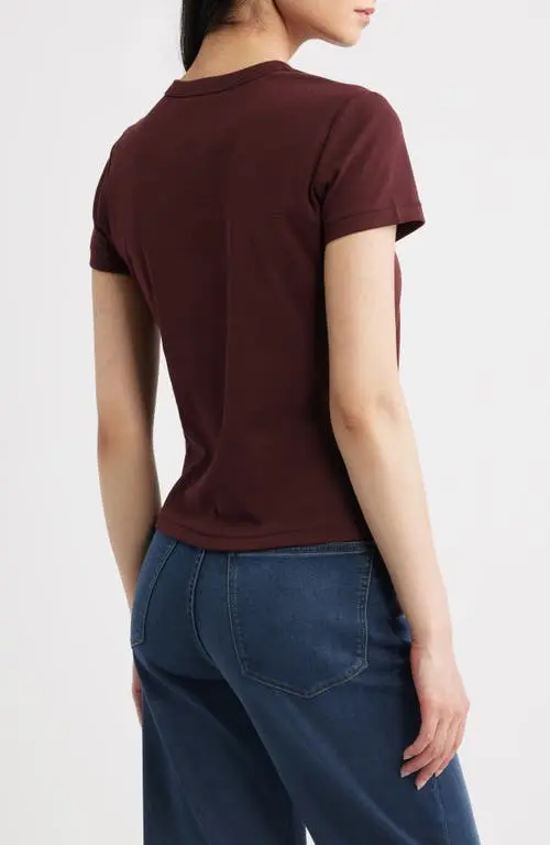 DL1961 Shrunken V-neck T-shirt