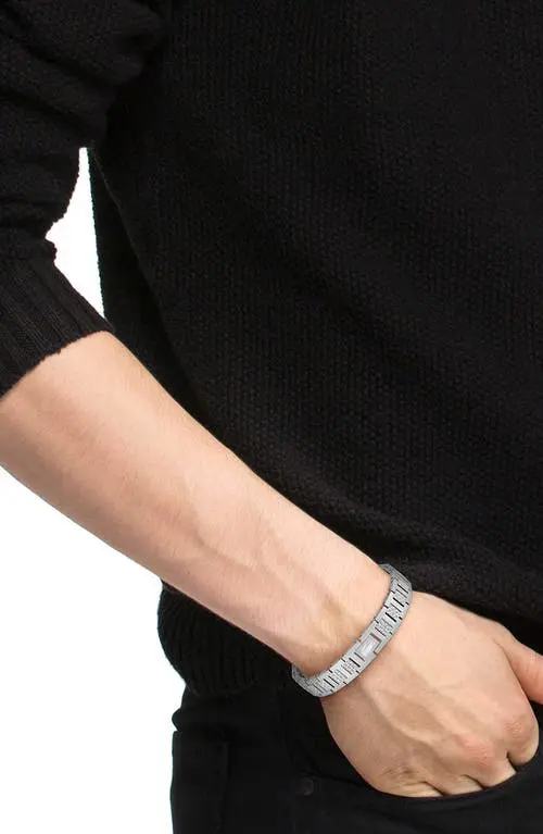 Lacoste Metropole Link Bracelet - Silver
