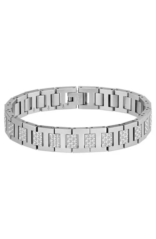 Lacoste Metropole Link Bracelet - Silver