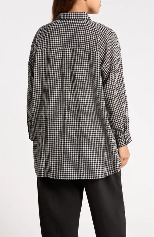Eileen Fisher Classic Collar Long Shirt