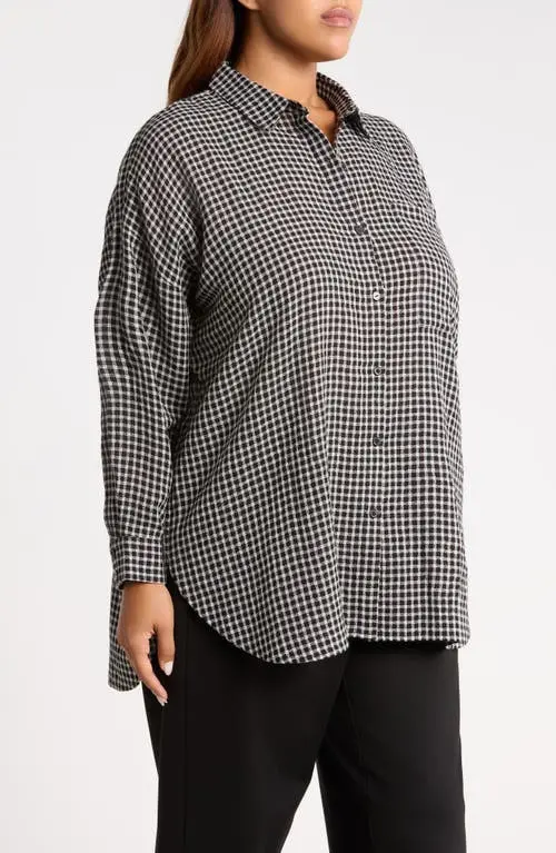 Eileen Fisher Classic Collar Long Shirt