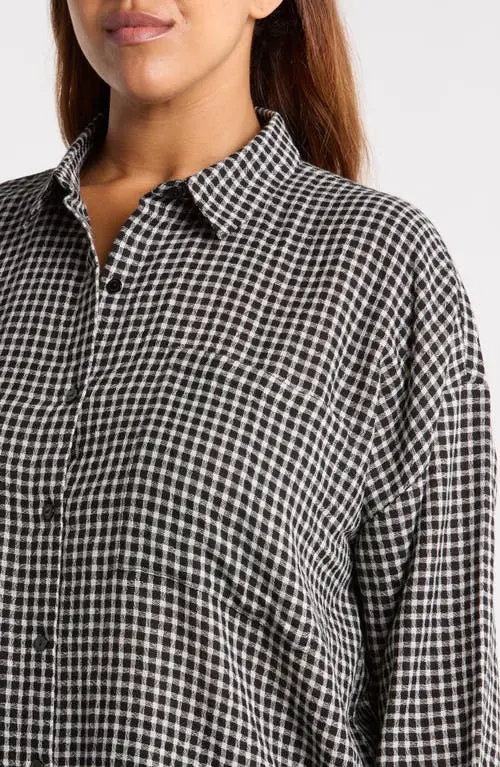 Eileen Fisher Classic Collar Long Shirt