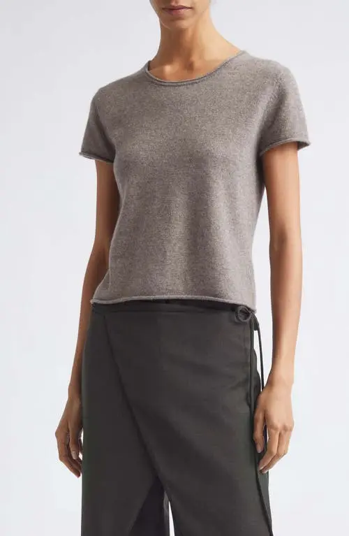 ST. AGNI Merino Wool & Cashmere Baby Tee - Vapor