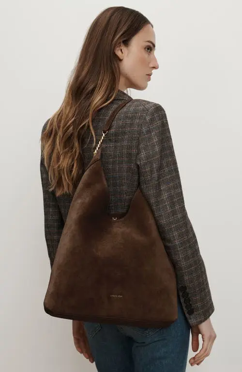 Veronica Beard Jour Suede Hobo Bag