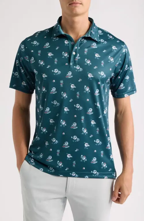 SWANNIES Jet Performance Golf Polo - Atlantic Deep