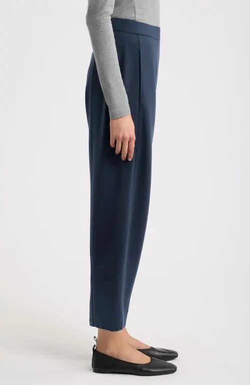 Eileen Fisher Stretch Ankle Lantern Pants - Maritime