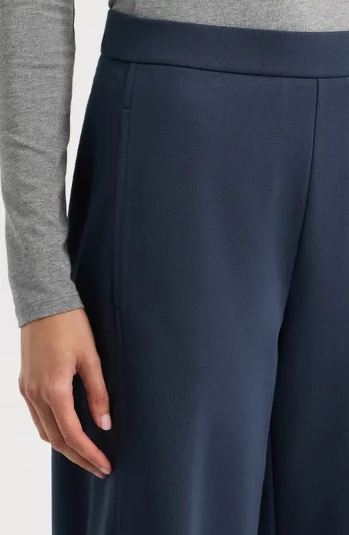 Eileen Fisher Stretch Ankle Lantern Pants - Maritime