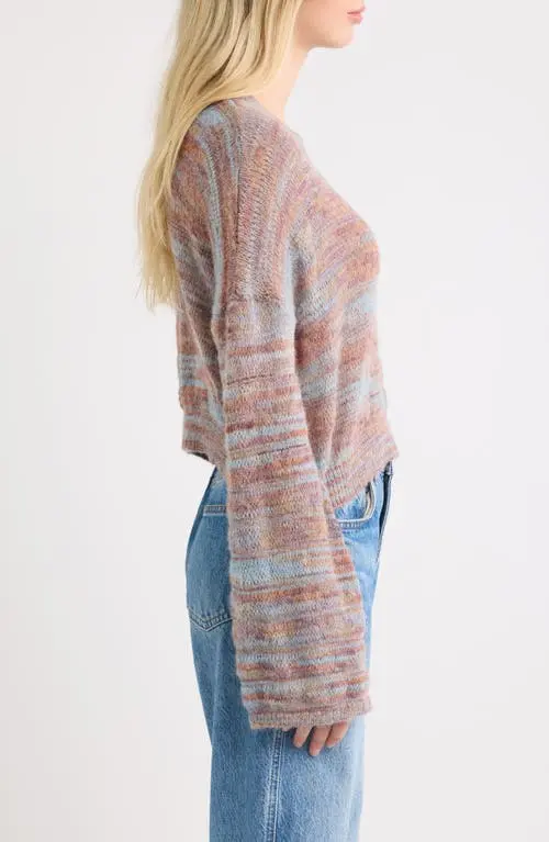24COLOURS Melange Crop Sweater
