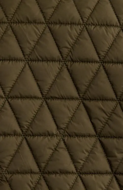 Bernardo Quilted Hooded Jacket - Olive