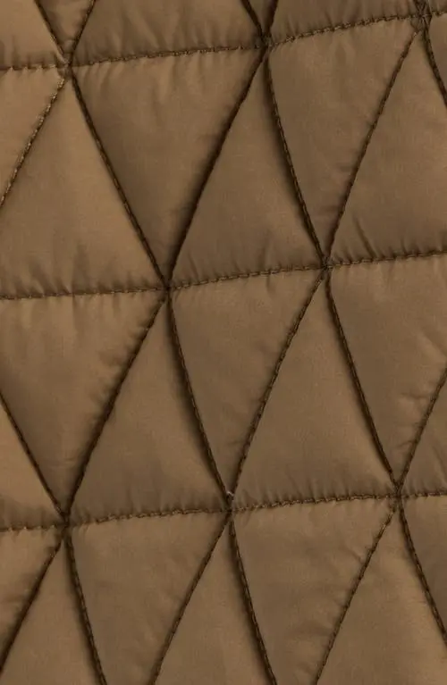 Bernardo Quilted Hooded Jacket