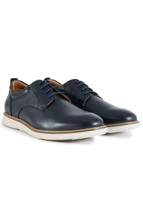 V.GAN LONDON Quinoa Plain Toe Casual Shoe - Navy