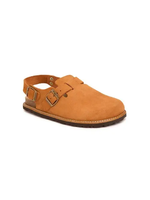 CELTIC & CO. Welt Sole Sling Back Clogs - Rust