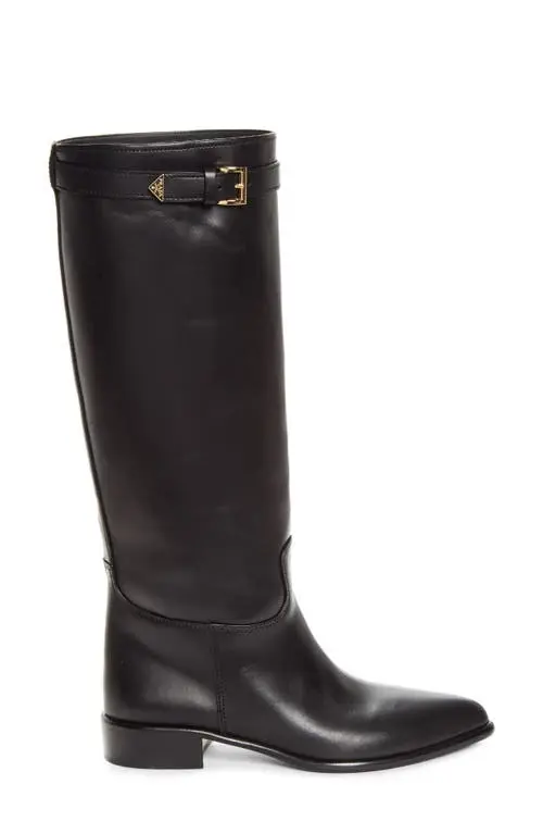 Prada Knee High Leather Boot
