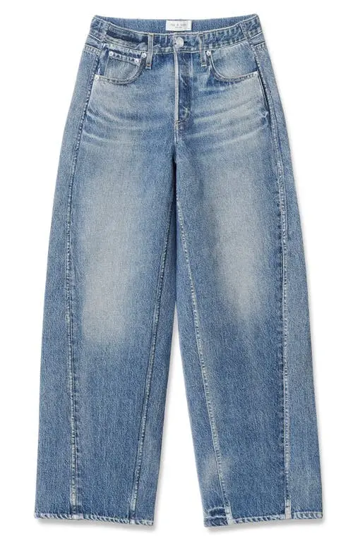 Rag & Bone Miramar Mallow High Waist Wide Leg Pull-on Pants