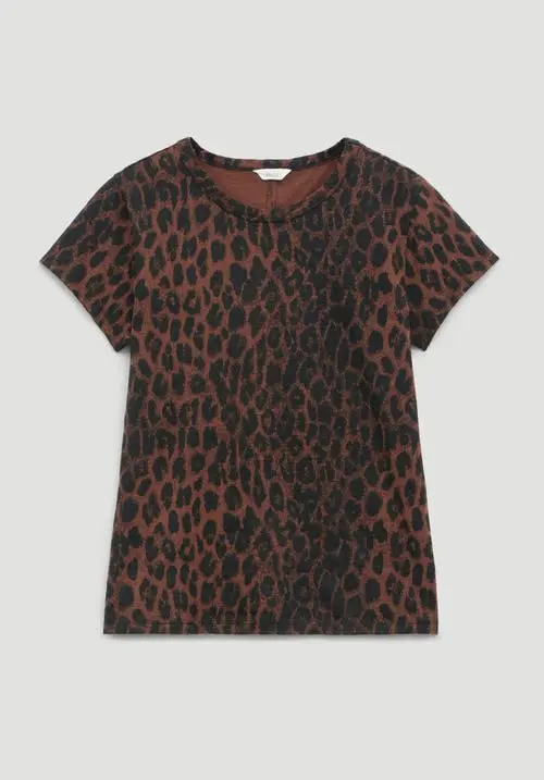 HUSH Printed Slim Fit Slub T-shirt
