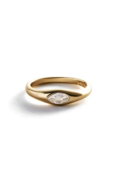 Baublebar Niecy Marquise Cubic Zirconia Pinky Ring