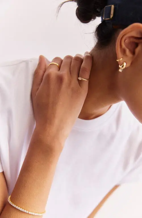 Baublebar Niecy Marquise Cubic Zirconia Pinky Ring